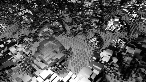 Futuristic Abstract Cubic Grid With Seamless Wave Animation Design Abstract Technological