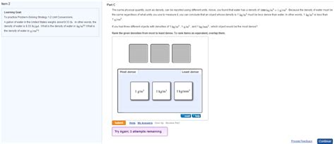 Solved To Practice Problem Solving Strategy 1 2 Unit Chegg Com