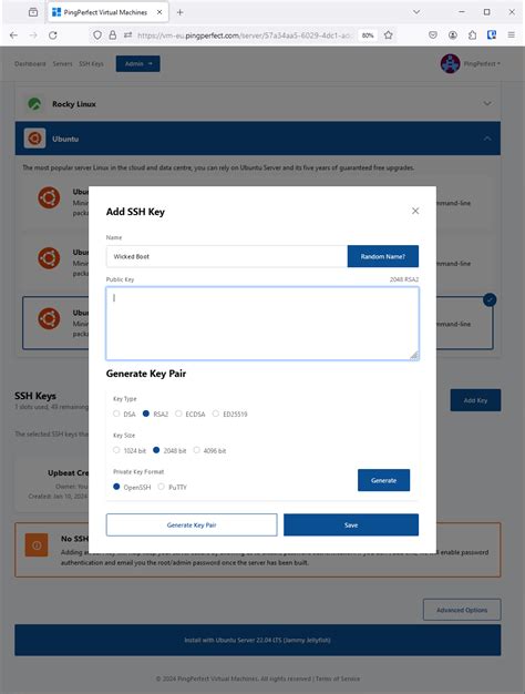 Vps Linux How To Install Operating System Os Generate Ssh Keys And Connect With Putty