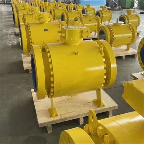 12 Inch Class 600 Rf Ends Astm A216 Wcb Top Entry Ball Valve Ball