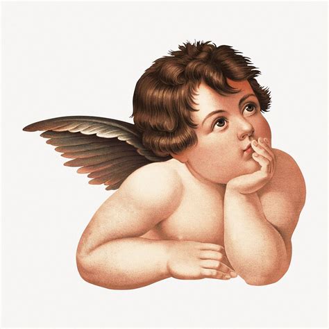 Cherub Vintage Angel Illustration Psd Premium Psd Rawpixel