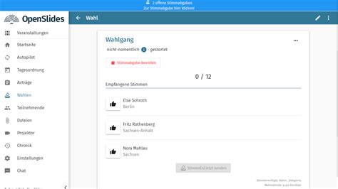Electronic Voting OpenSlides