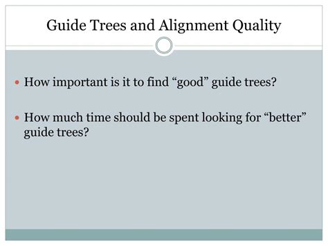 Ppt Guide Trees And Progressive Multiple Sequence Alignment Powerpoint Presentation Id2995138