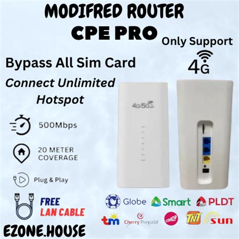 Ready Stock Modified Router CPE Pro Sim Card Modem G Pro CPE Original LTE Cat Up To Mbps
