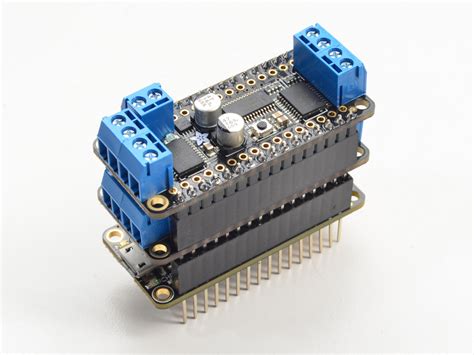 Stacking Wings Adafruit Stepper Dc Motor Featherwing Adafruit Learning System