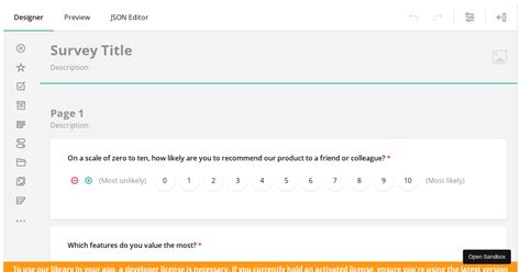 Surveyjs Angular Codesandbox Surveyjs Angular Codesandbox