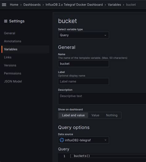 Influxdb2 Query Specific Bucket Name And Set As Default Configuration Grafana Labs Community