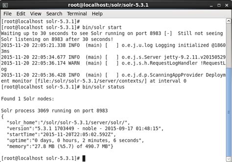 indexing oracle database table data in apache solr 5 x on oracle linux 6 x