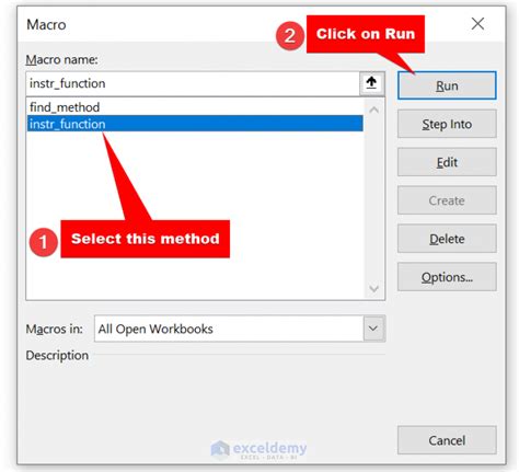 How To Find String In A Cell Using Vba In Excel Methods Exceldemy