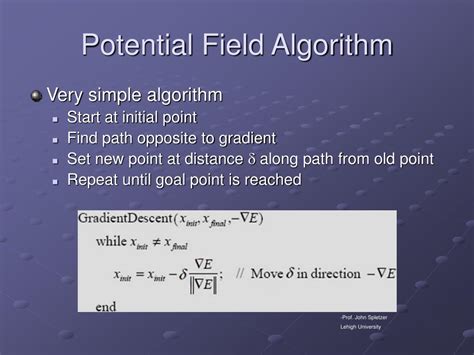 Ppt Extended Potential Field Method Powerpoint Presentation Free Download Id317482