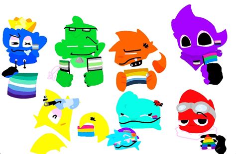 All Rainbow Friends Pride Flags In My Au By Doorsalllife On Deviantart