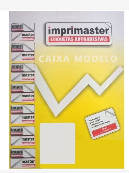 ETIQUETA LASER CARTA 6183 50 8X101 6 1000 ETIQUETAS IMPRIMASTER SALDO