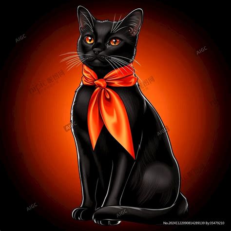 Ai创作图黑猫素材 黑猫图片 小黑猫插画 黑猫店长 戴领带的猫 卡通小黑猫 猫戴领结 素材潮流猫咪 原创卡通猫咪设计 猫原创设计 宠物猫插画 手绘黑色小猫 坐着的黑猫 3d卡通猫咪 名猫插画