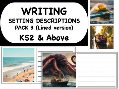 Setting Description Images With Writing Space Ks2 And Ks3 Pack 3