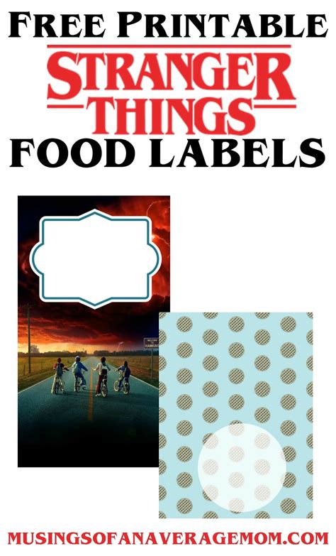 Stranger Things Party Printables