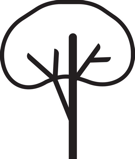 Simplicity Tree Drawing Flat Design 10833204 PNG