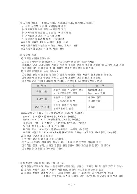 교육학개론 교육의 개념과 본질 인문교육