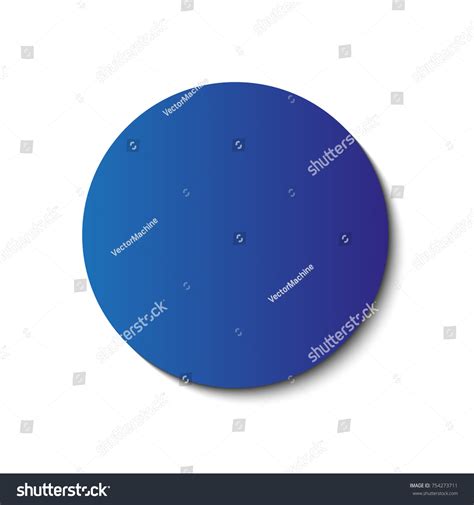 Circle Gradient Blue Color Triangle Polygon Stock Vector Royalty Free 754273711