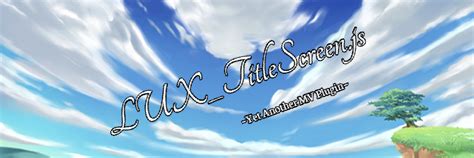 Title Screen Customizer For Rpg Maker Mv By Lux