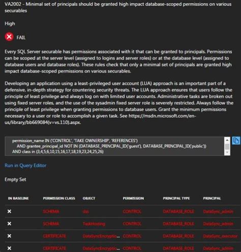 Checking Out Sql Vulnerability Assessment Sqlservercentral