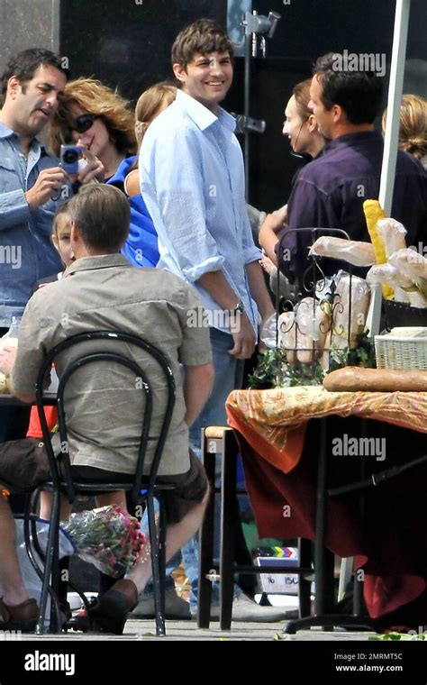 Ashton Kutcher And Natalie Portman Film Scenes On The Set Of A New Ivan Reitman Project The