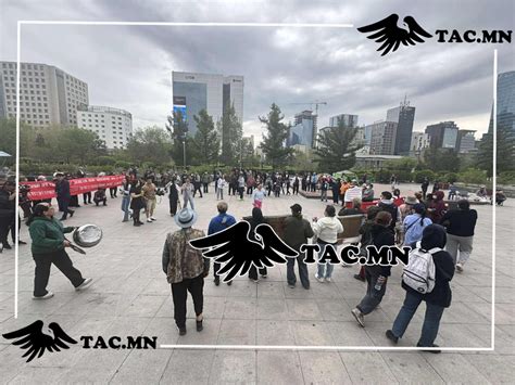 Тусгаар тогтнолын ордны гадаа “Х НЯМБААТАР ОГЦОР” жагсаал болж байна ТАС МН