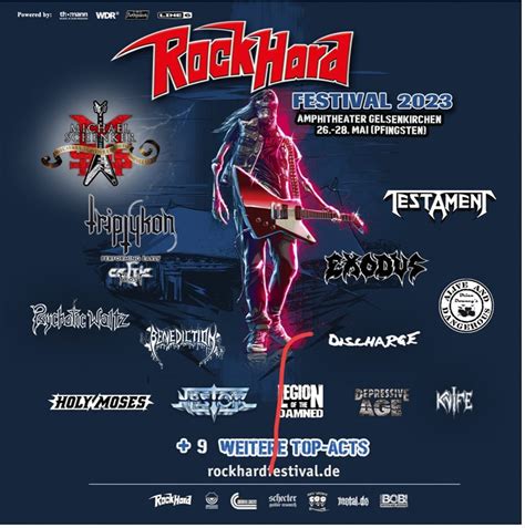 Rock Hard Festival Live Line Up Image To U