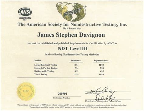 Asnt Level Ii In Ultrasonic Testing