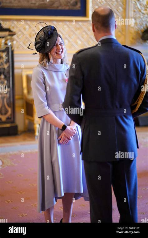 Mrs Ellen Convery Ellen White From Glossop Is Made A Member Of The Order Of The British