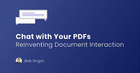 Chat With Your Pdfs Revolutionizing Document Interaction Cloudpdf