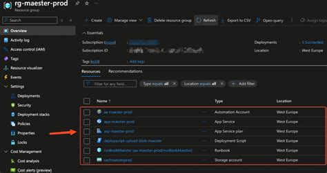 azure web app maester