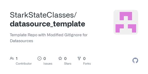 Github Starkstateclassesdatasourcetemplate Template Repo With