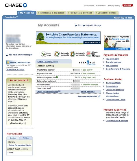 Chase Bank Online Payments