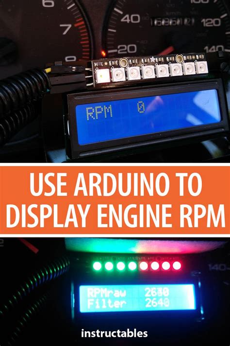 Use Arduino To Display Engine Rpm Arduino Arduino Robot Arduino