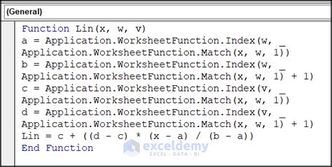 How To Perform Linear Interpolation Excel Vba Steps