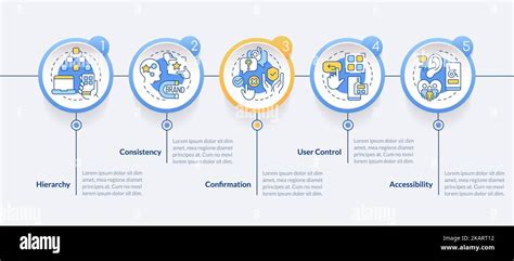 Ux Design Fundamentals Circle Infographic Template Stock Vector Image And Art Alamy