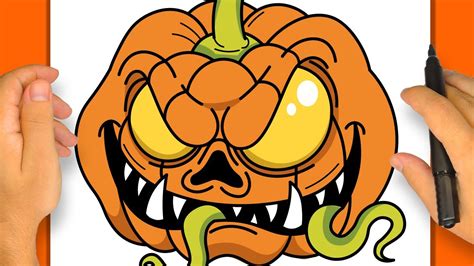 Как нарисовать тыкву на Хэллоуин Шаг за шагом просто и легко Youtube