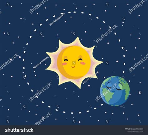 Traditional Planet Earth Revolves Around