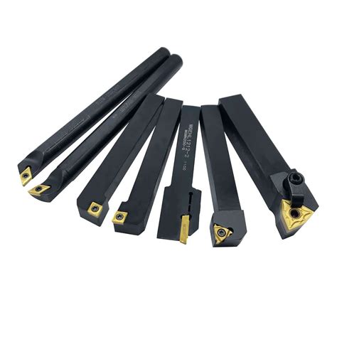 Buy Indexable Lathe Turning Tool 1 2 Shank 7 Pieces Carbide Turning Tool Set Metal Lathe Tools