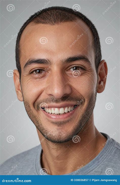 Portrait View Of A Regular Happy Smiling Algeria Man Ultra Realistic