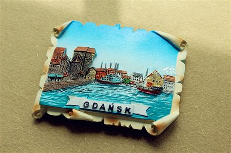 폴란드 Gdansk 관광 여행 기념품 3d 수지 장식 냉장고 자석 공예travel Souvenirdecorative Fridge Magnetsfridge Magnet