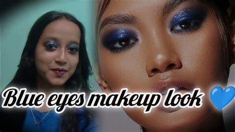 Blue Eyes Makeup Look Youtube Trending Youtube Shorts Makeup