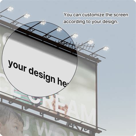 레트로 광고 간판 목업 프루티드 디자인 무료 목업과 디자인 리소스를 다운로드 받으세요