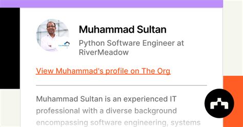 Muhammad Sultan Python Software Engineer At Rivermeadow The Org