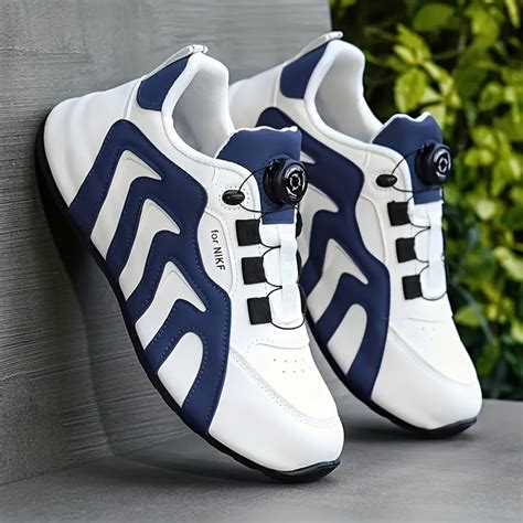 남성 트렌디 컬러 블록 스니커즈 편안한 미끄럼 방지 쿠션 회전 버클 슈즈 남성 야외 활동용 In 2024 Mens Outfits Shoes Sneakers