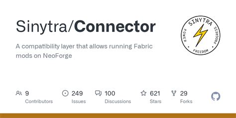 GitHub Sinytra Connector A Compatibility Layer That Allows Running Fabric Mods On NeoForge