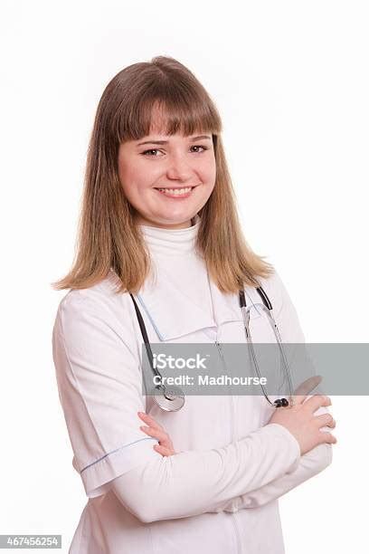 여자아이 흰색 가운 청진기 2015년에 대한 스톡 사진 및 기타 이미지 2015년 간호사 건강관리와 의술 Istock