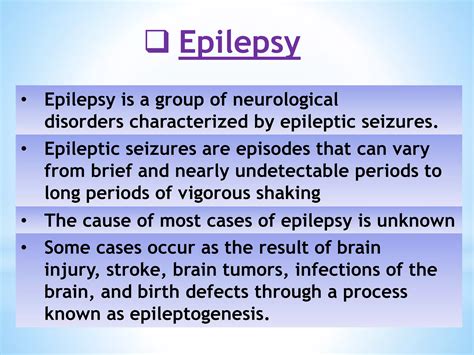 Epilepsy Epidemiology Signs And Symptoms Triggers Seizures Types Causes Diagnosis Anti