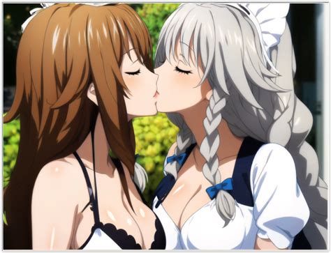 Venelana X Grayfia Hot And Romantic Kiss By Guloyu84 On Deviantart