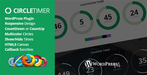 Circletimer Jquery Countdown Timer Wordpress Plugin By Athenastudio